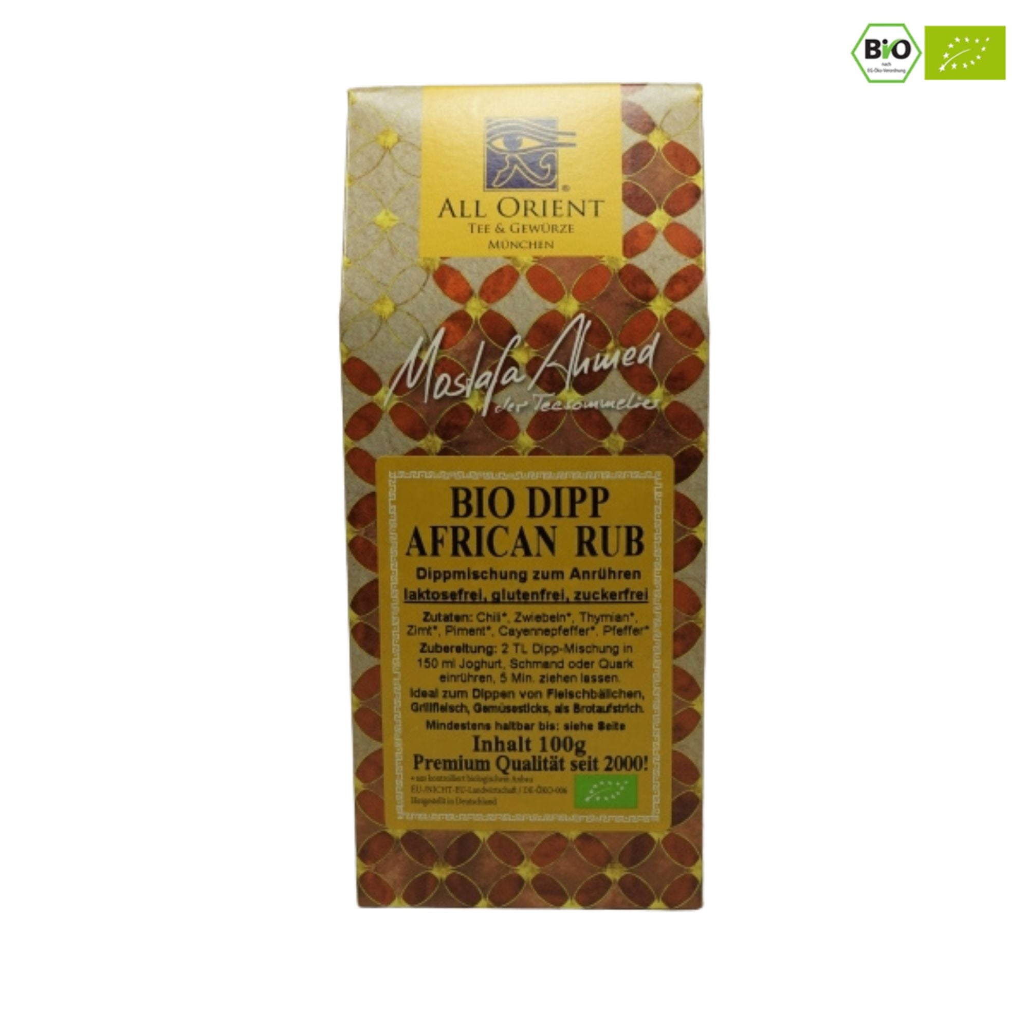 BIO Dip African Rub – All Orient GmbH - Tee & Gewürze aus München